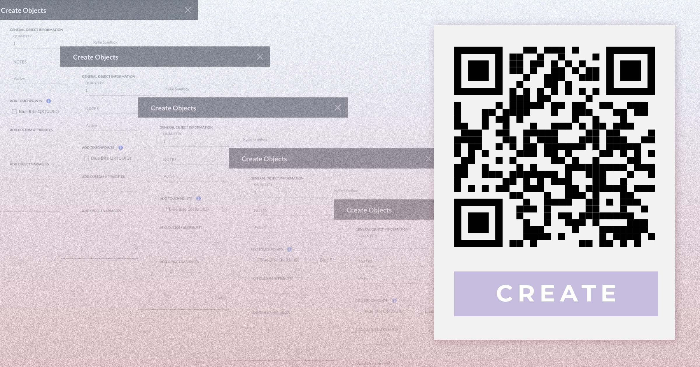 How to Create Blue Bite Objects and Generate QR Codes